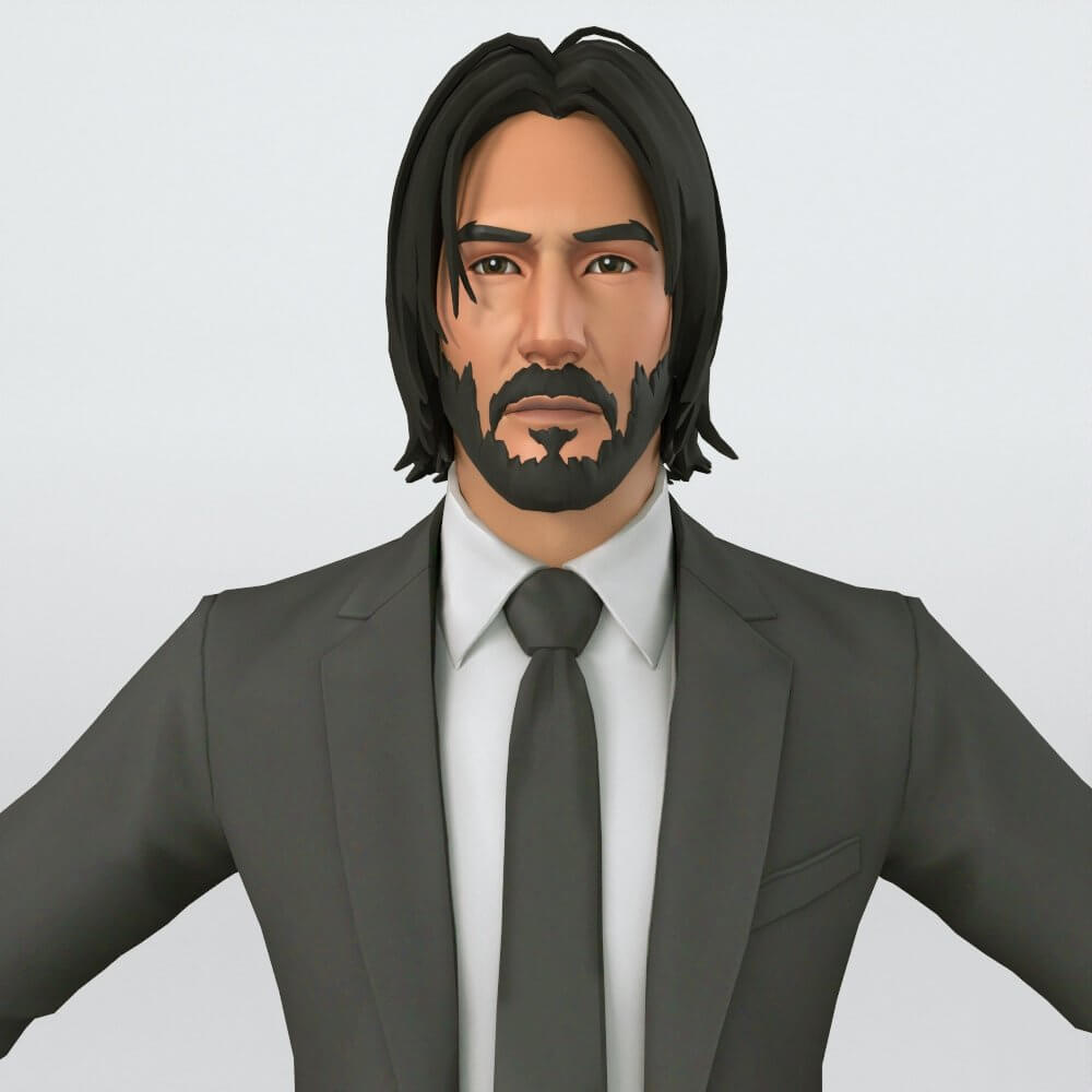 John Wick - 3D Model by EA09studio