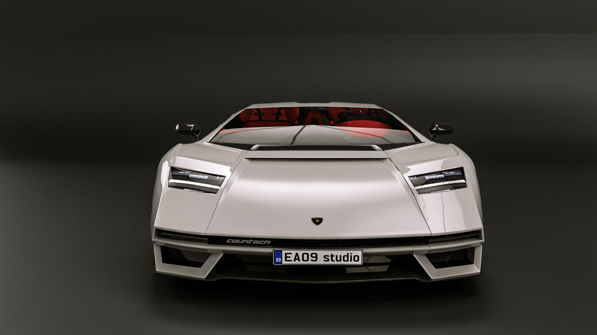 Lamborghini Countach 2022 - 3D Model by EA09studio