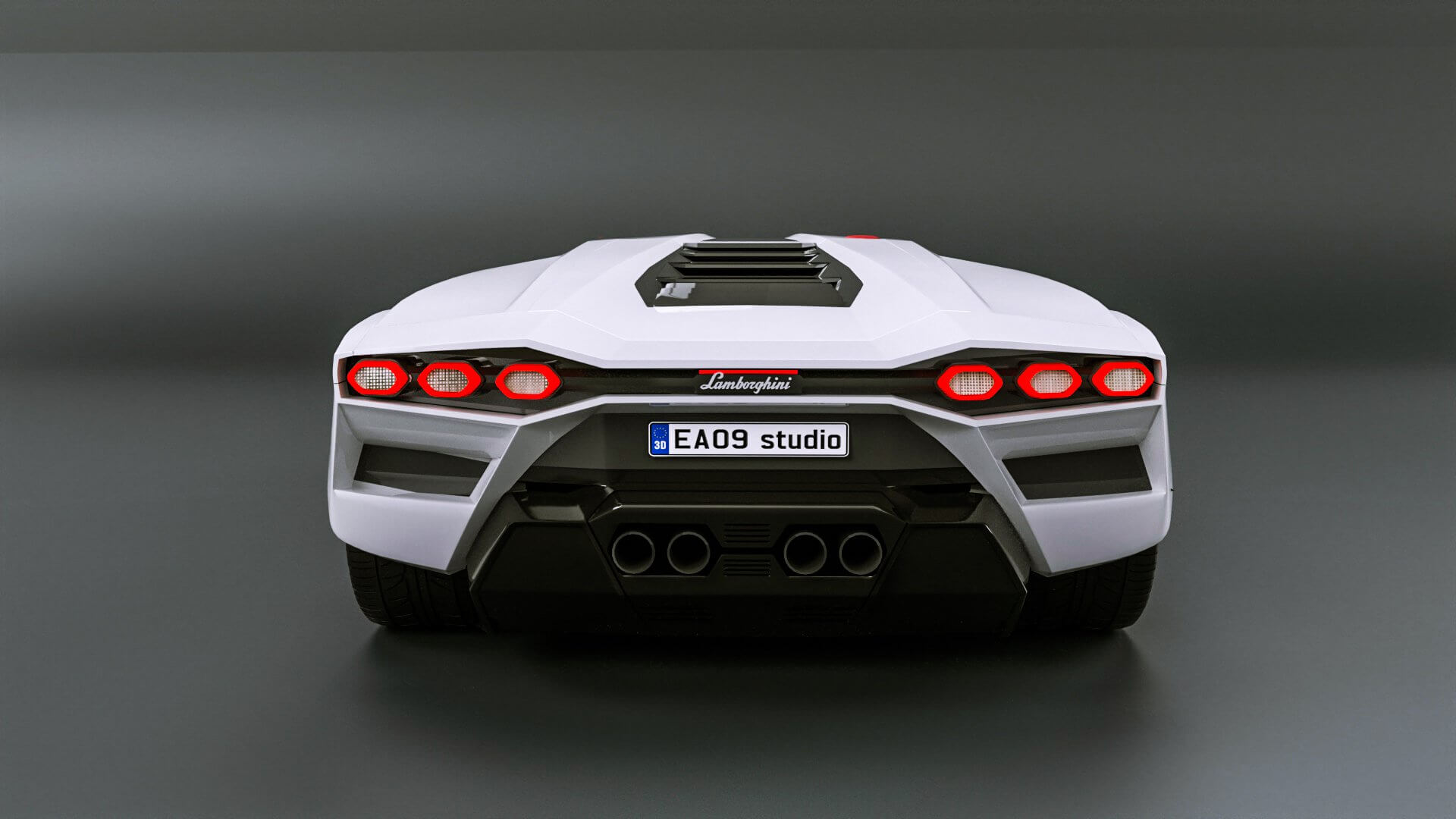 Lamborghini Countach 2022 - 3D Model by EA09studio