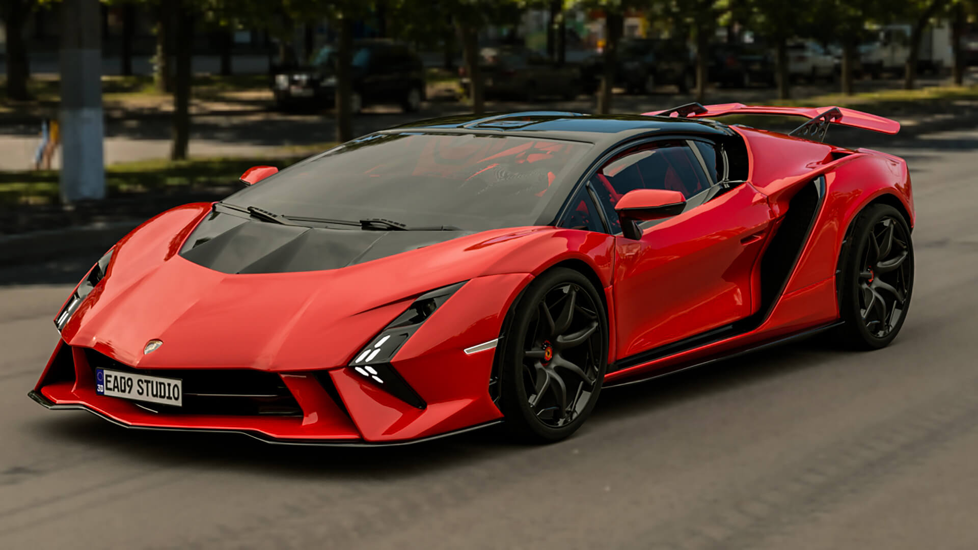 Lamborghini Invencible 2024 - 3D Model by EA09studio