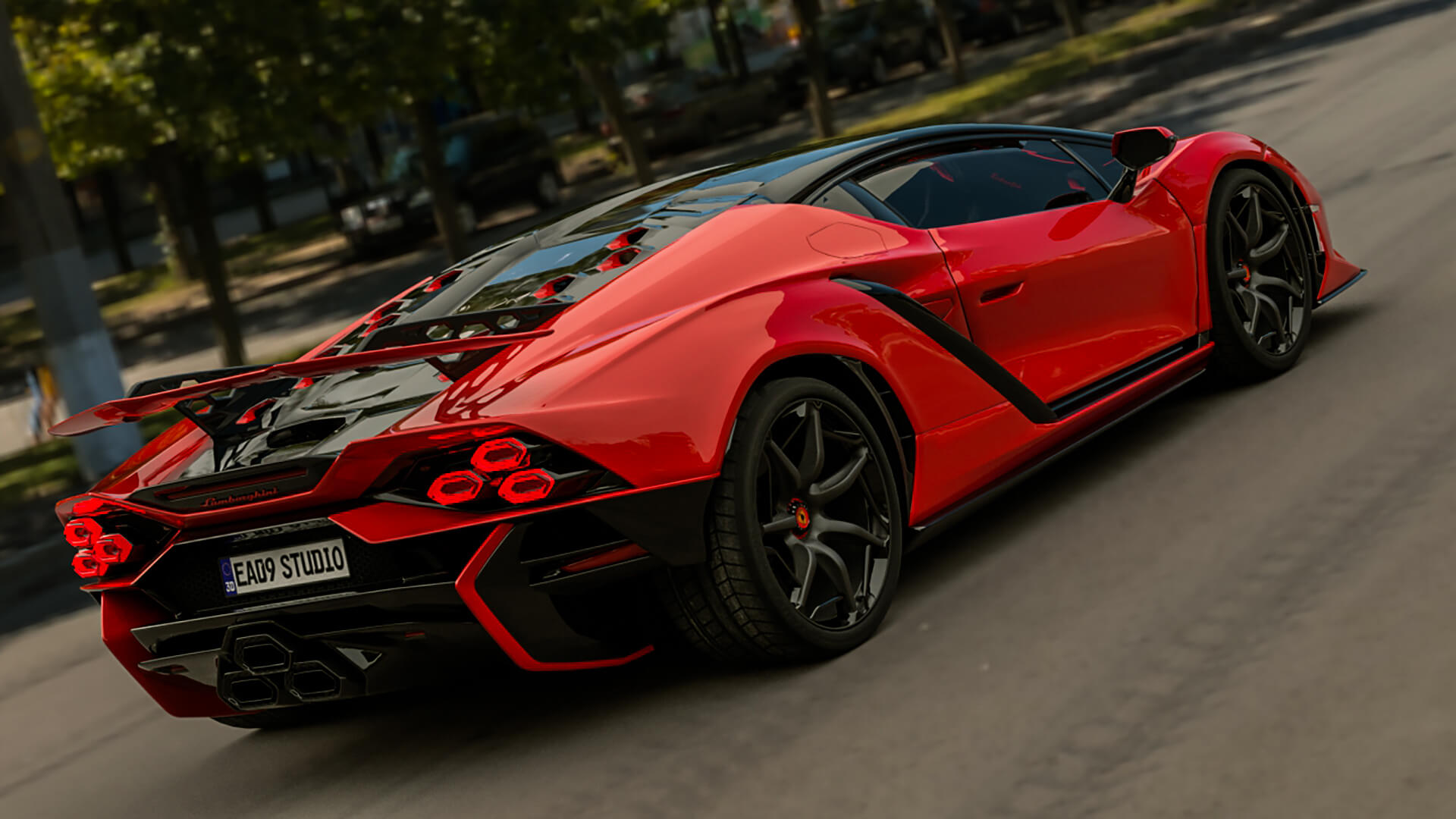 Lamborghini Invencible 2024 - 3D Model by EA09studio