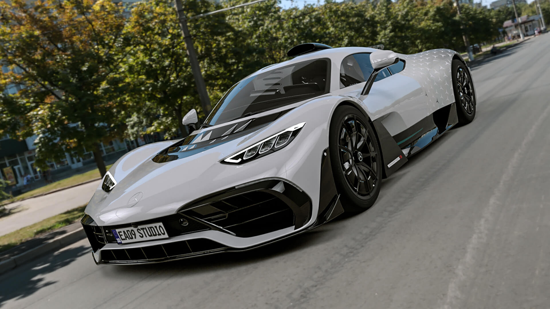 Mercedes AMG Project One 2023 - 3D Model by EA09studio