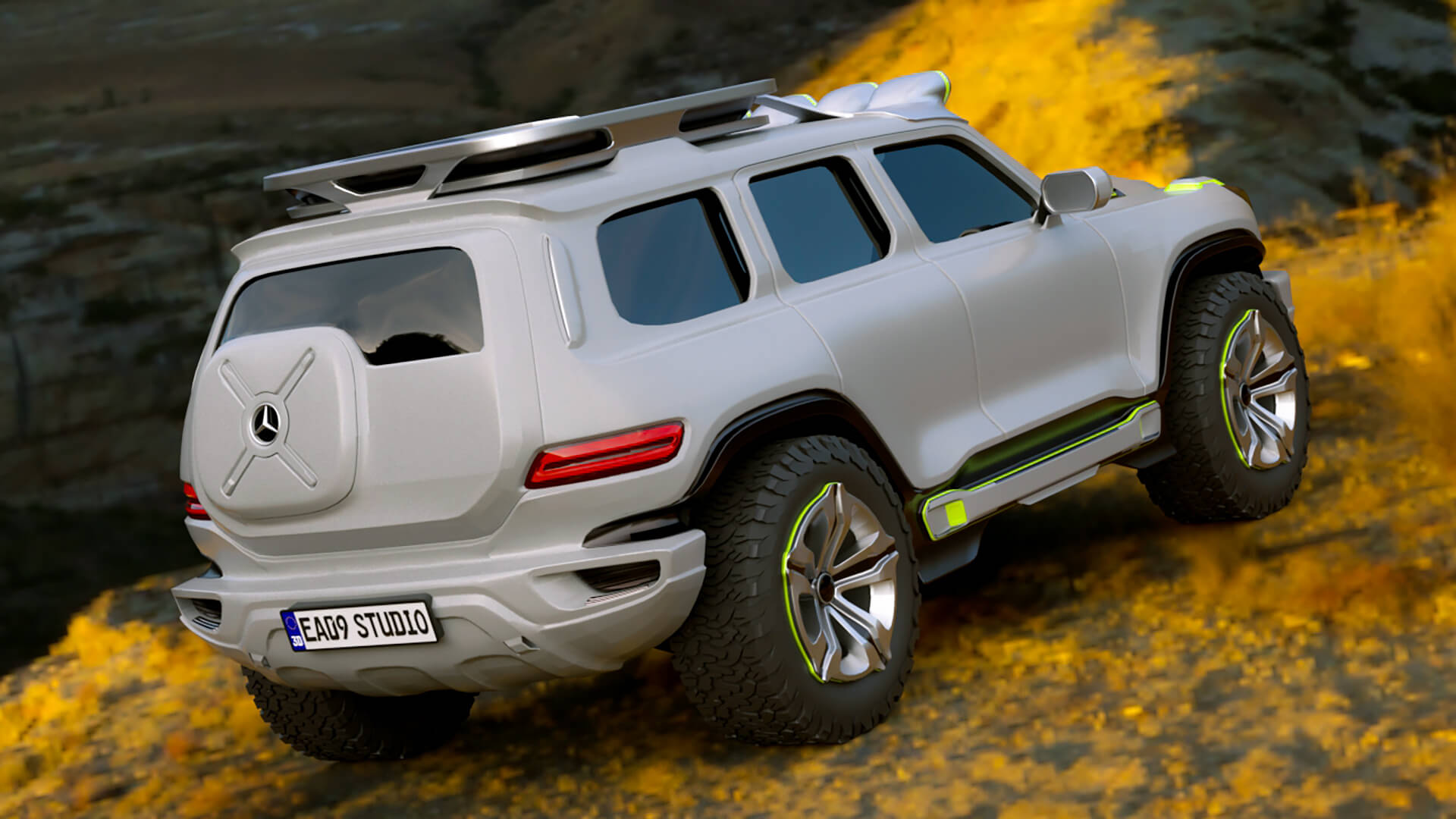 Mercedes-Benz Ener G Force 3D Model by EA09studio