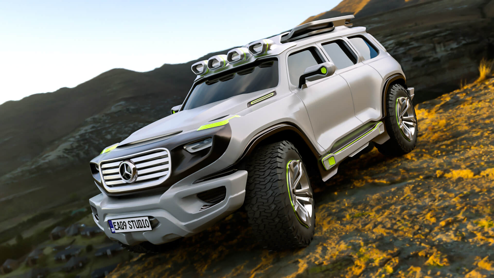 Mercedes-Benz Ener G Force 3D Model by EA09studio