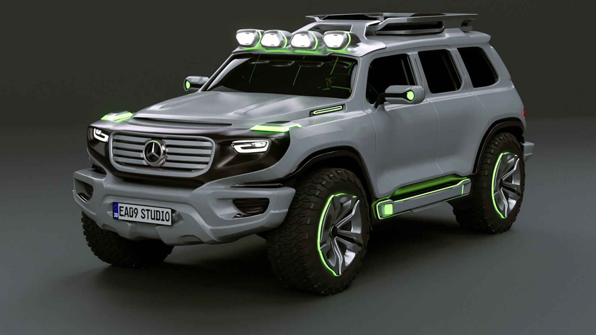 Mercedes-Benz Ener G Force 3D Model by EA09studio