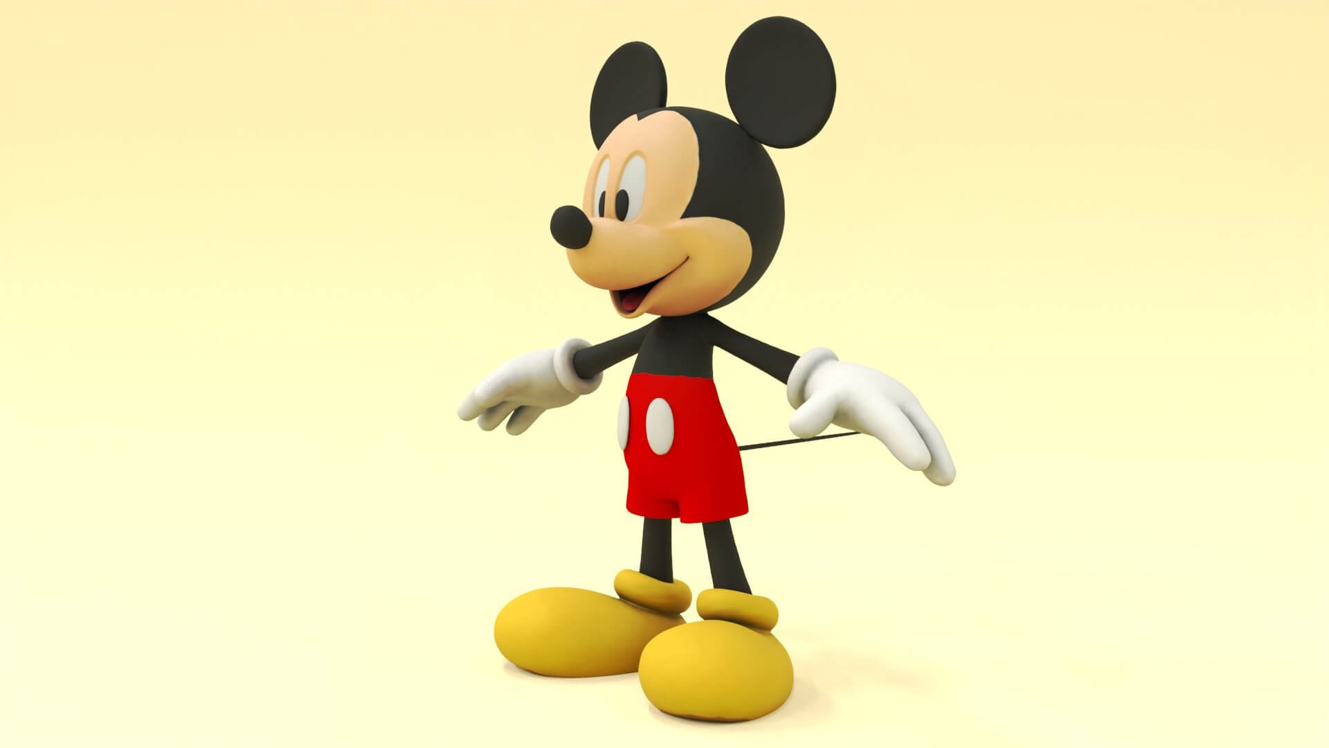 Mickey Mouse - 3D Model by EA09studio