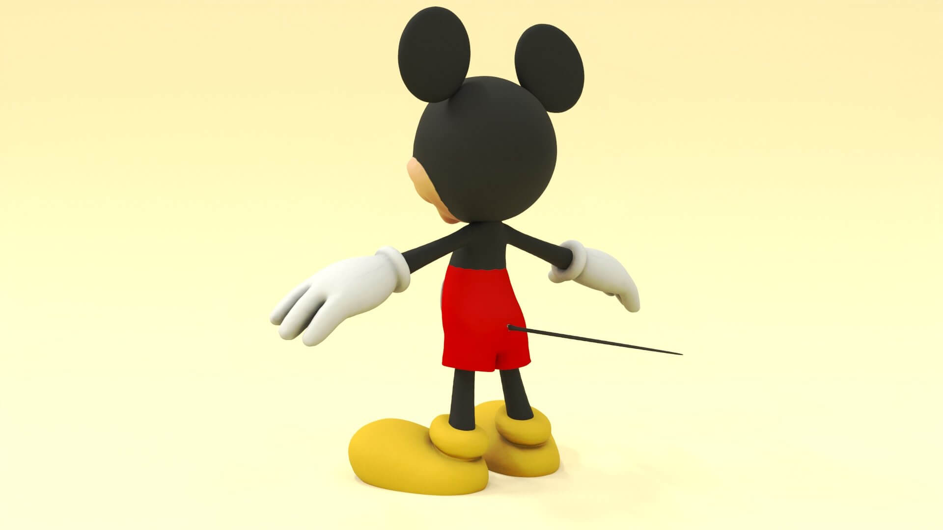Mickey Mouse - 3D Model by EA09studio