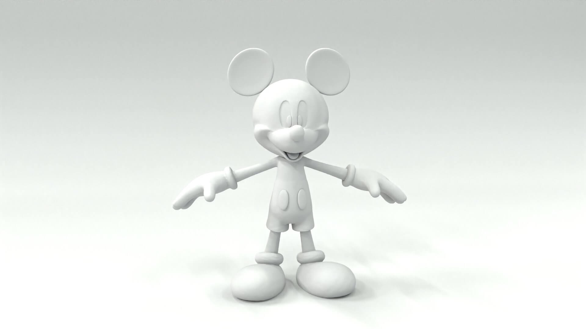 Mickey Mouse - 3D Model by EA09studio