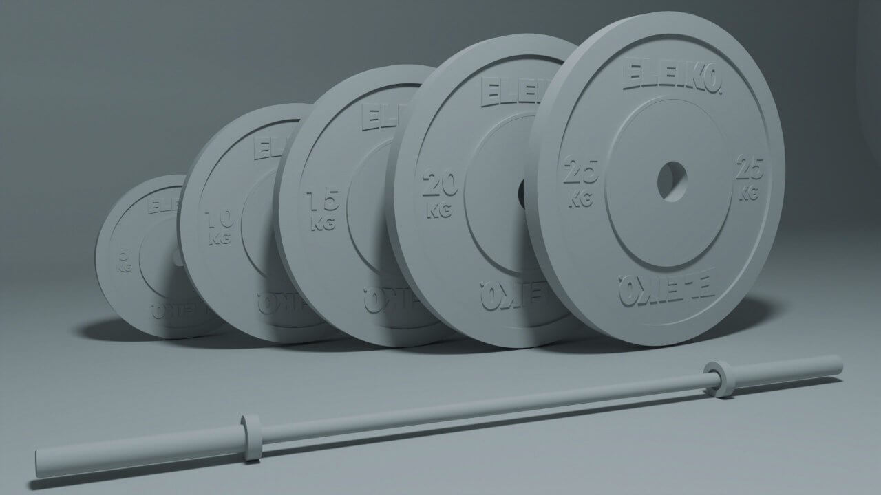 Olympic Weights Bar Set Eleiko - 3D Model by EA09studio