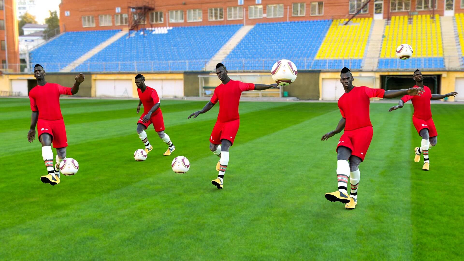 Paul Pogba Player Position - 3D Model by EA09studio