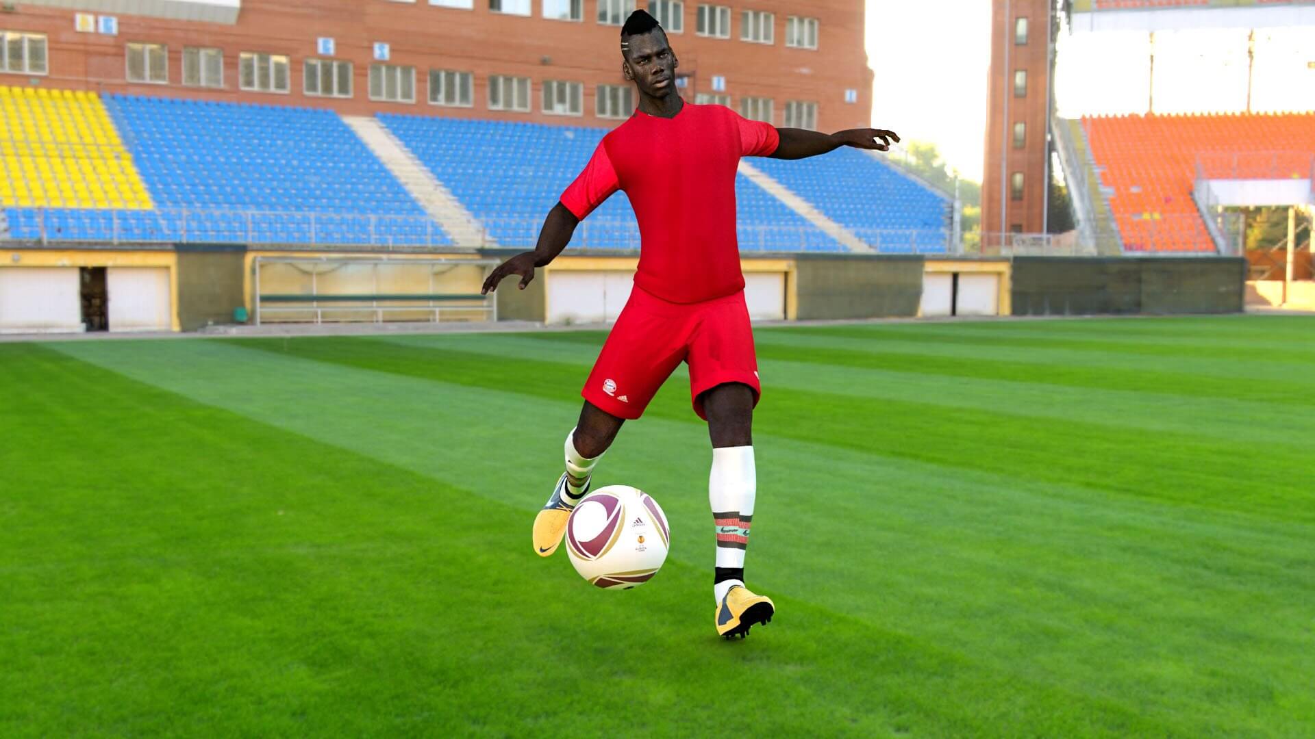 Paul Pogba Player Position - 3D Model by EA09studio