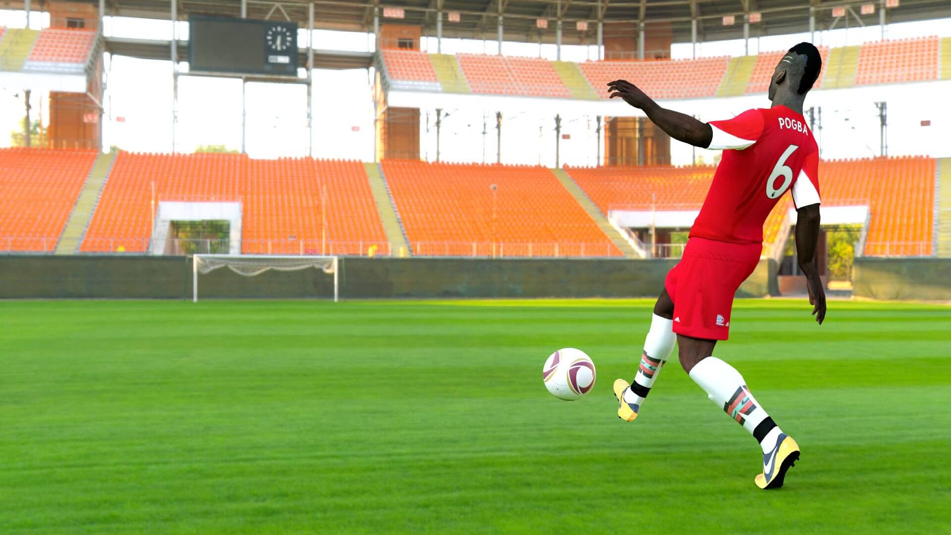 Paul Pogba Player Position - 3D Model by EA09studio