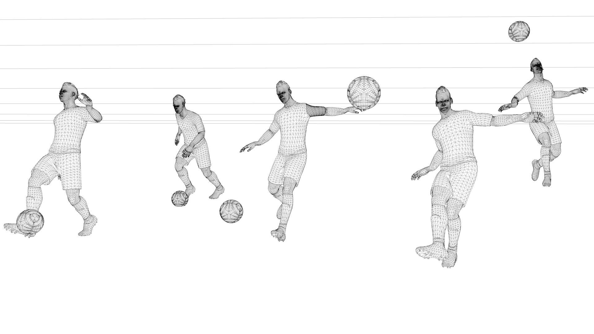 Paul Pogba Player Position - 3D Model by EA09studio