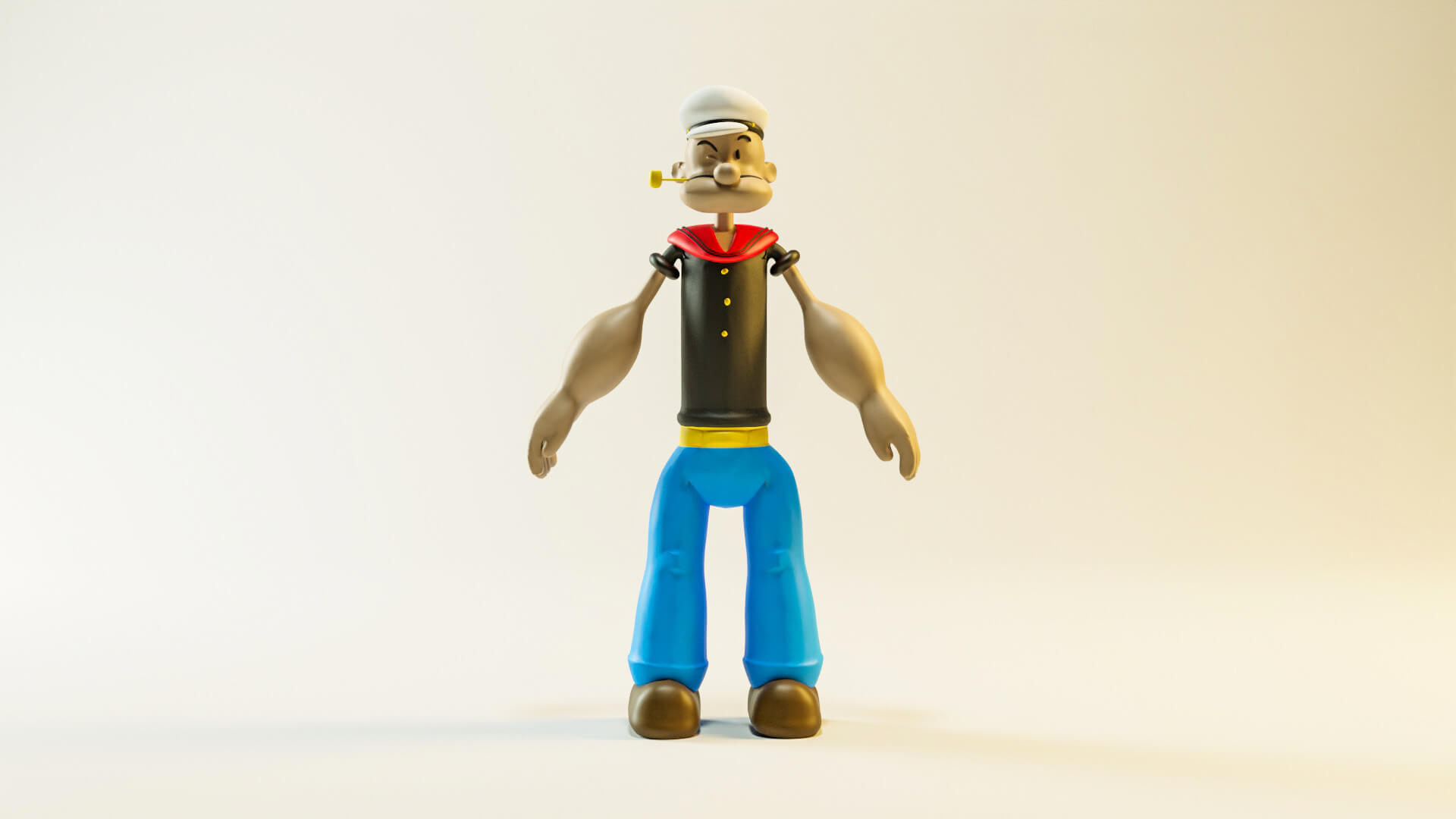 Popeye Cartoon - 3D Model by EA09studio