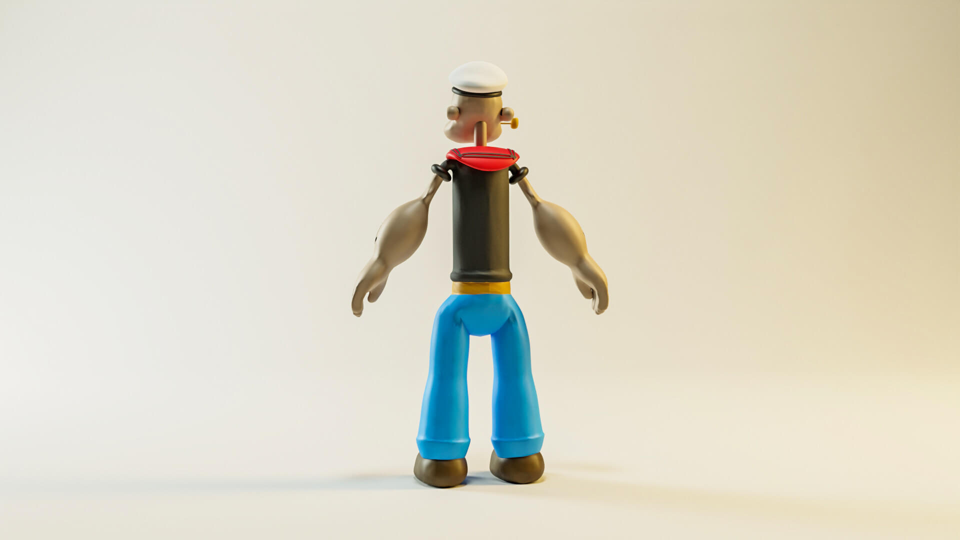 Popeye Cartoon - 3D Model by EA09studio