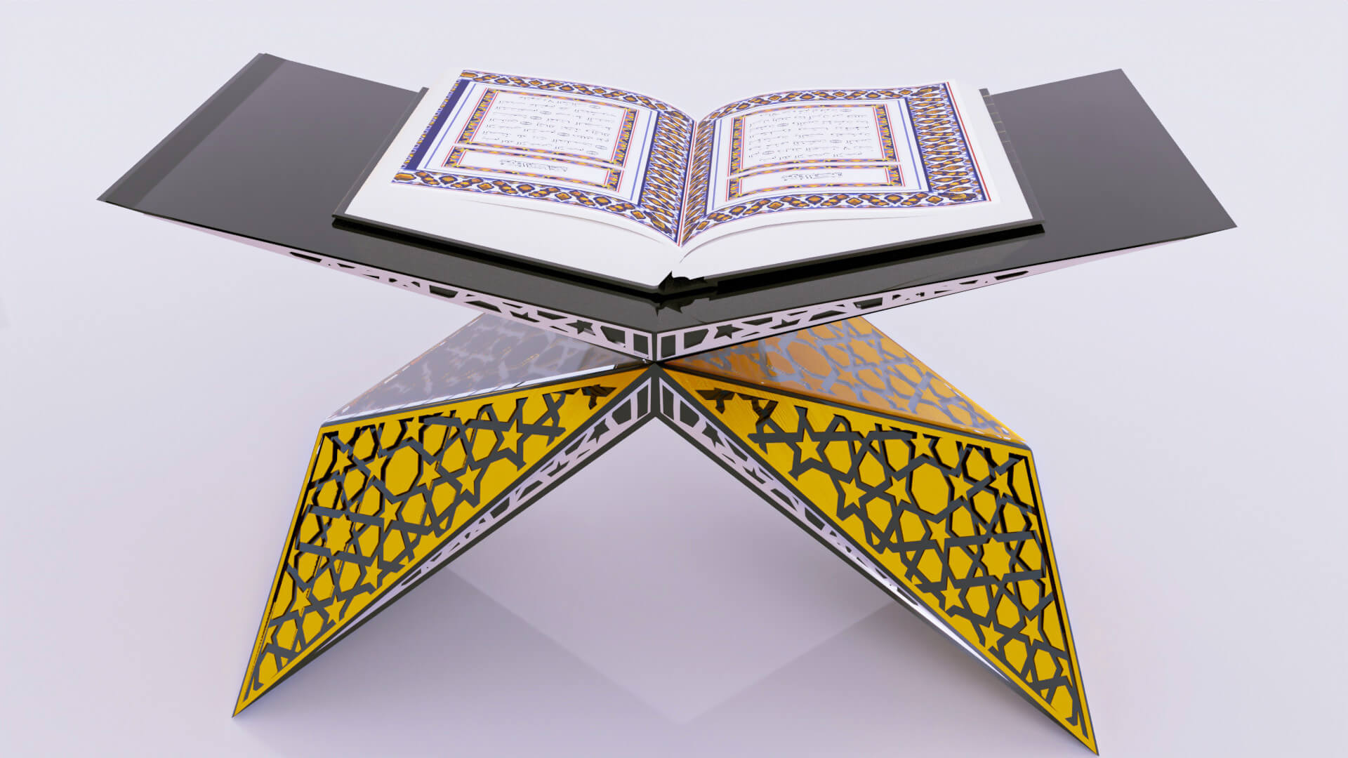 Quran Holder Book - 3D Model by EA09studio