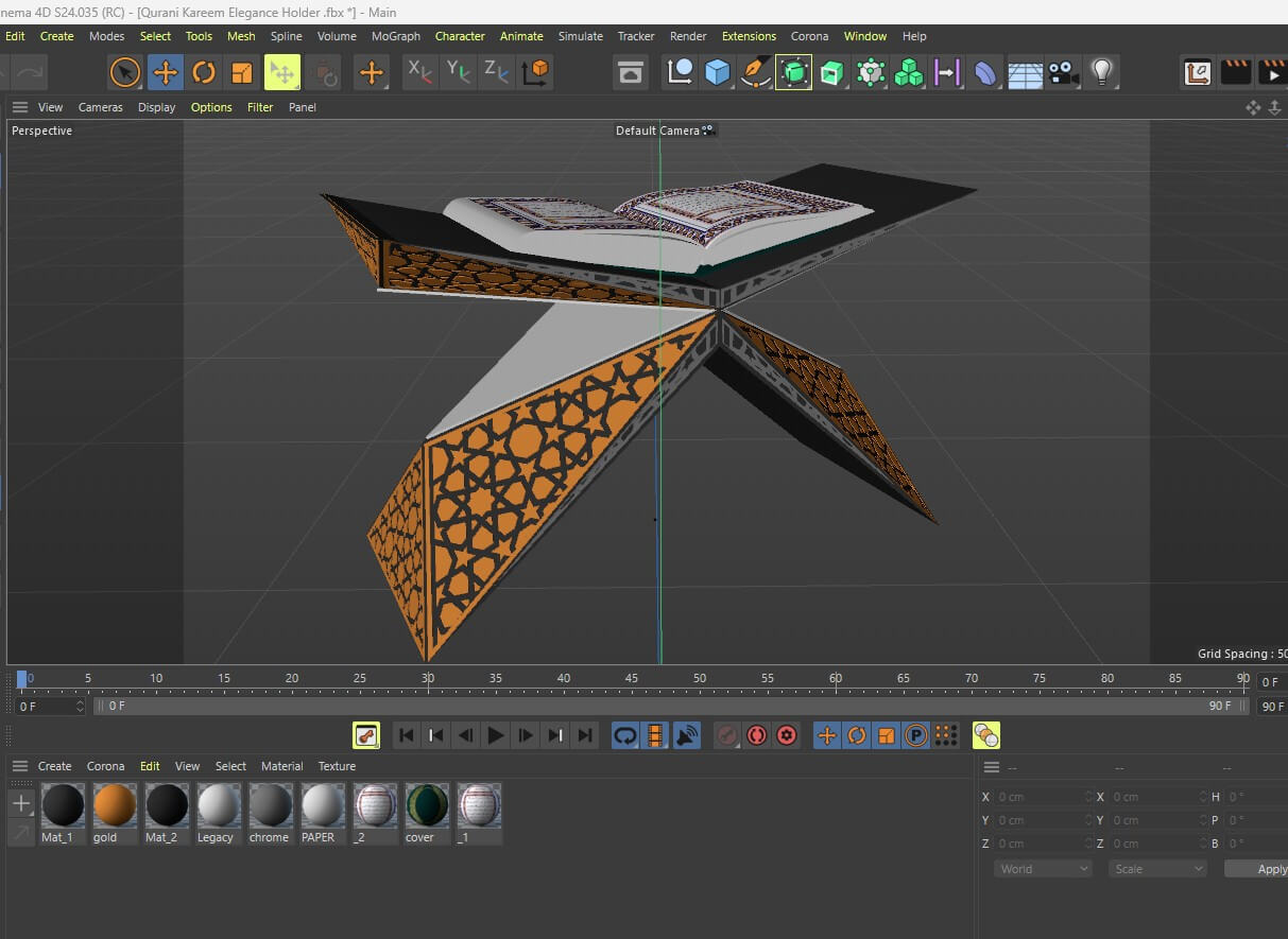 Quran Holder Book - 3D Model by EA09studio