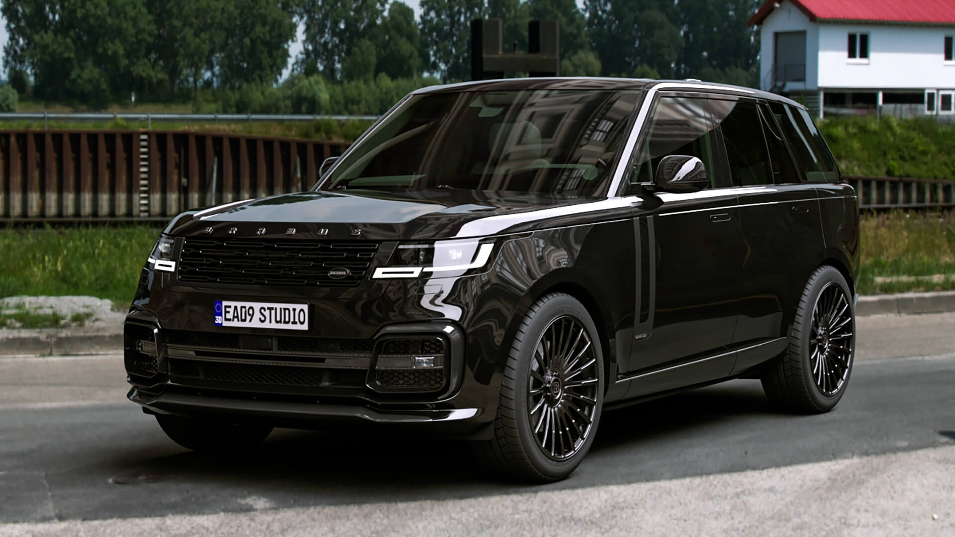Range Rover Brabus 600 - 3D Model by EA09studio