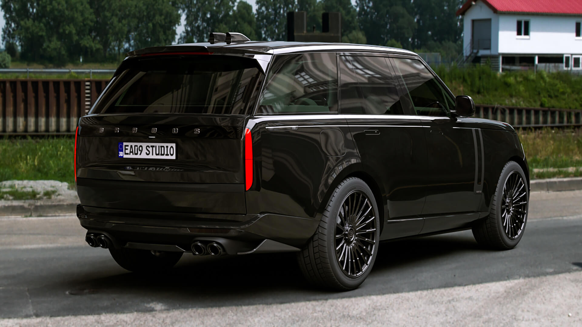 Range Rover Brabus 600 - 3D Model by EA09studio