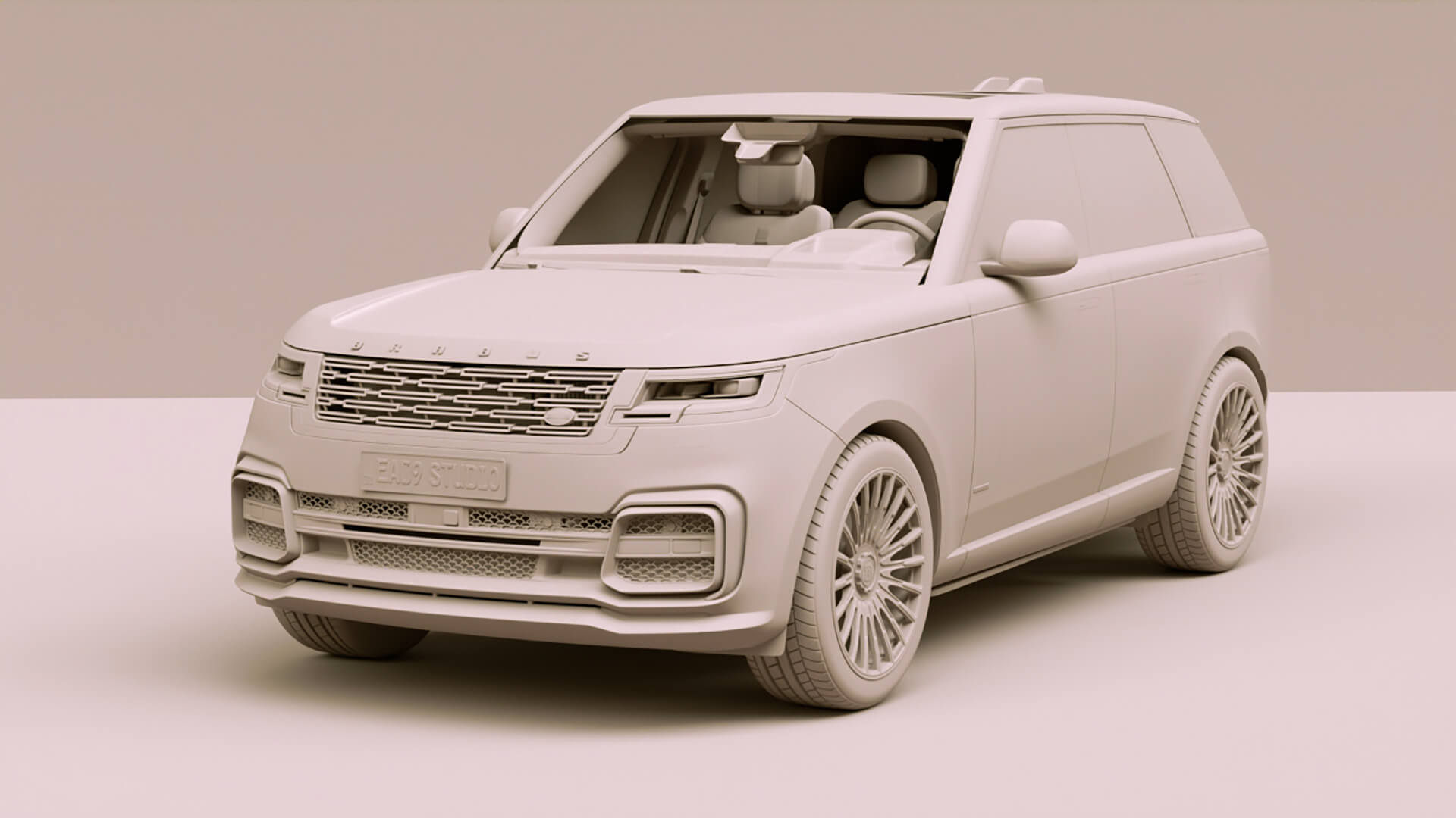 Range Rover Brabus 600 - 3D Model by EA09studio