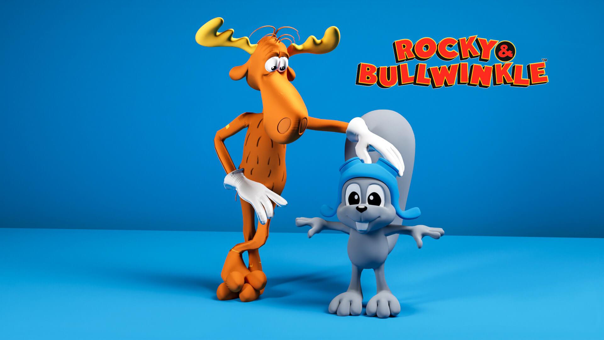 Rocky & Bullwinkle Rigged - 3D Model by EA09studio