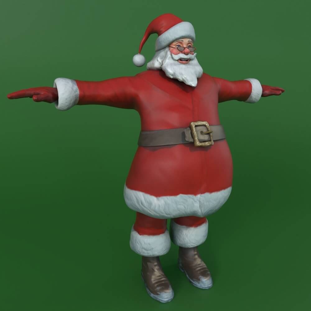 Santa Claus - 3D Model by EA09studio