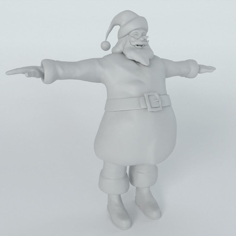 Santa Claus - 3D Model by EA09studio