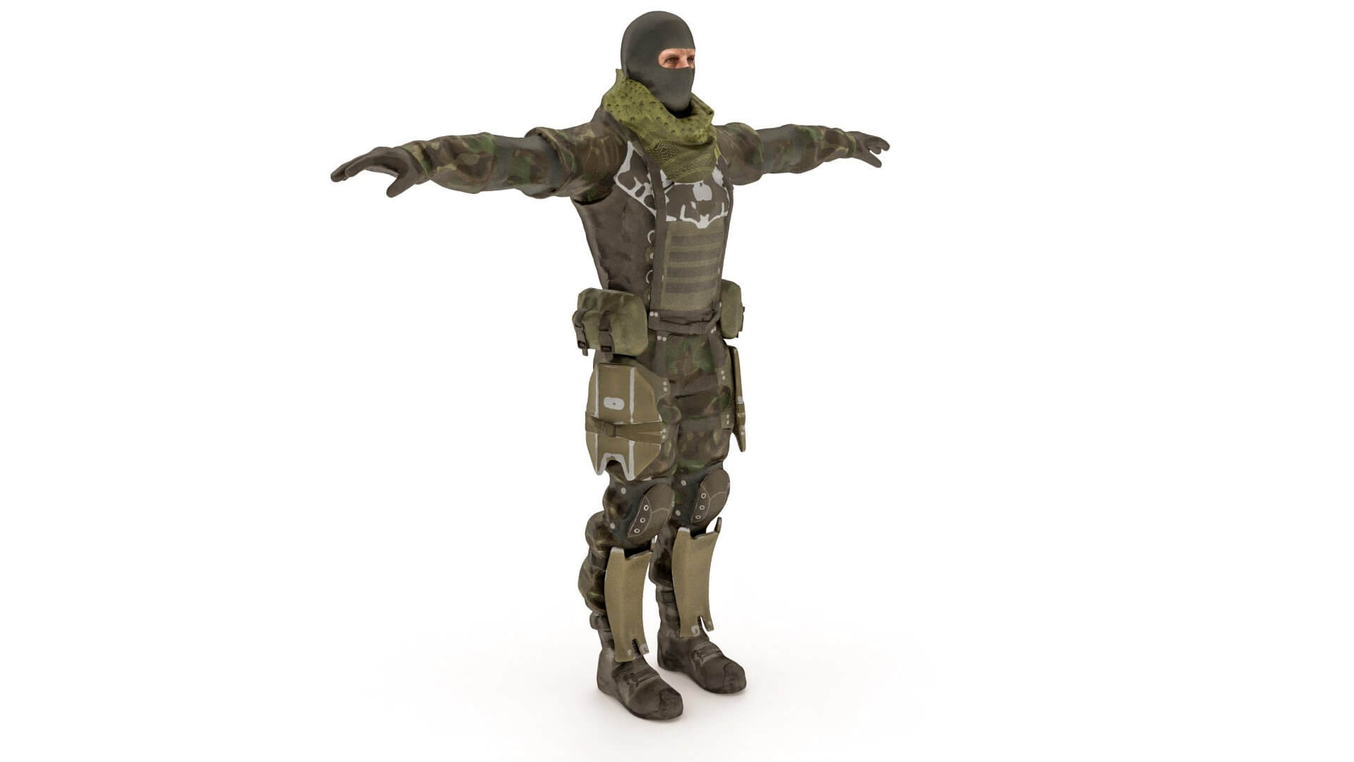 Special Forces Soldier - 3D Model by EA09studio