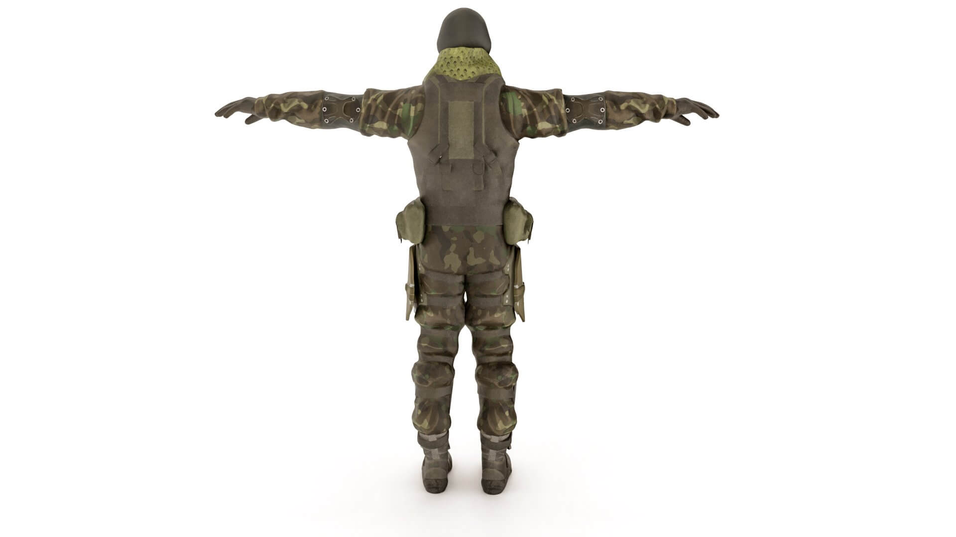 Special Forces Soldier - 3D Model by EA09studio