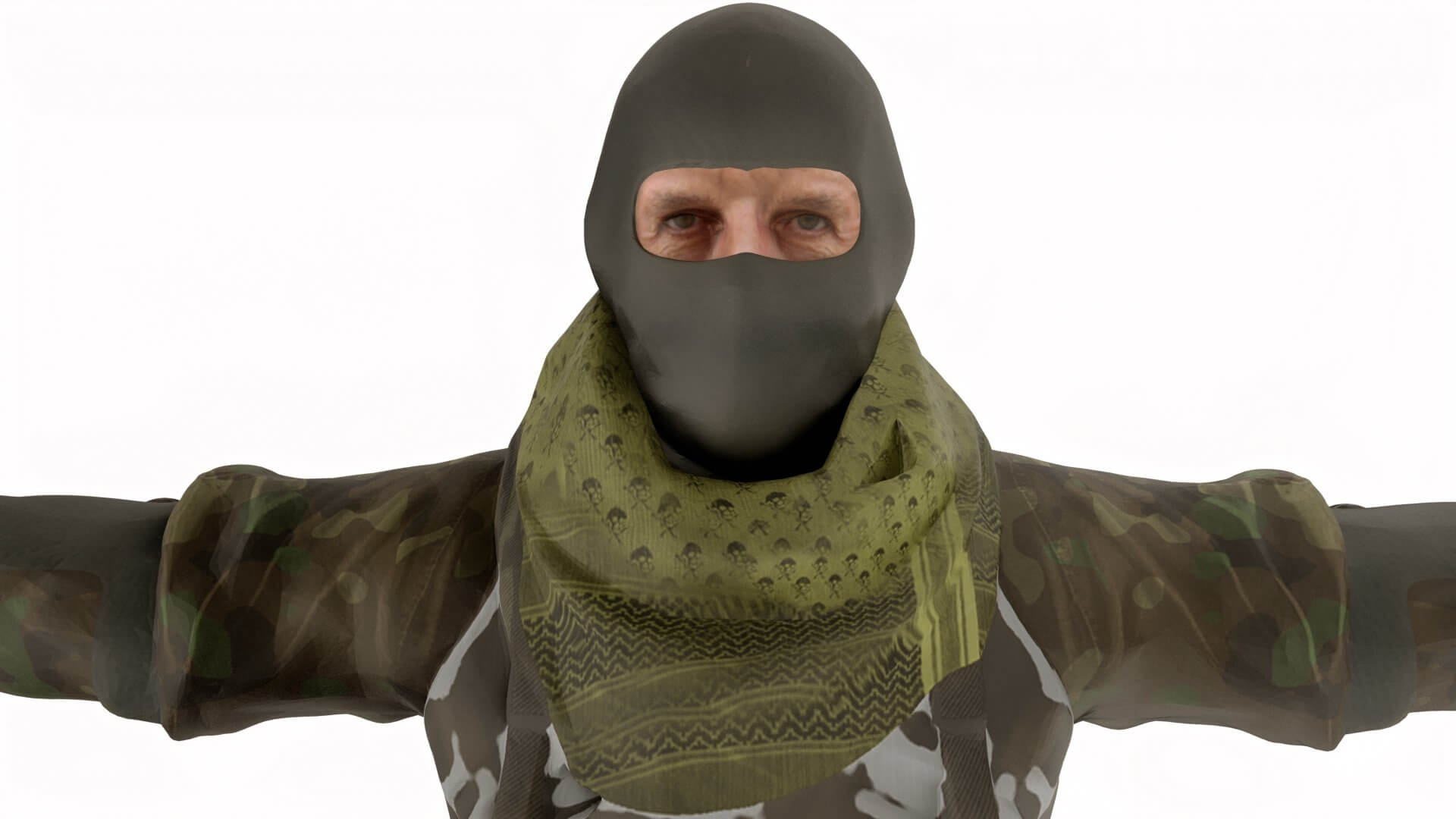 Special Forces Soldier - 3D Model by EA09studio