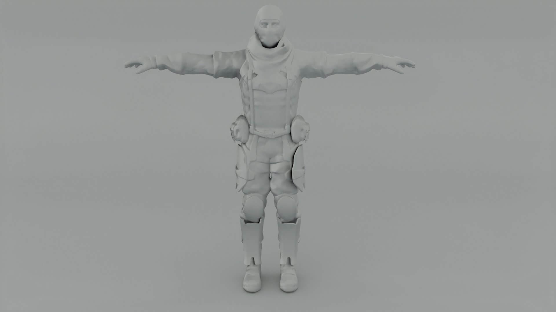 Special Forces Soldier - 3D Model by EA09studio