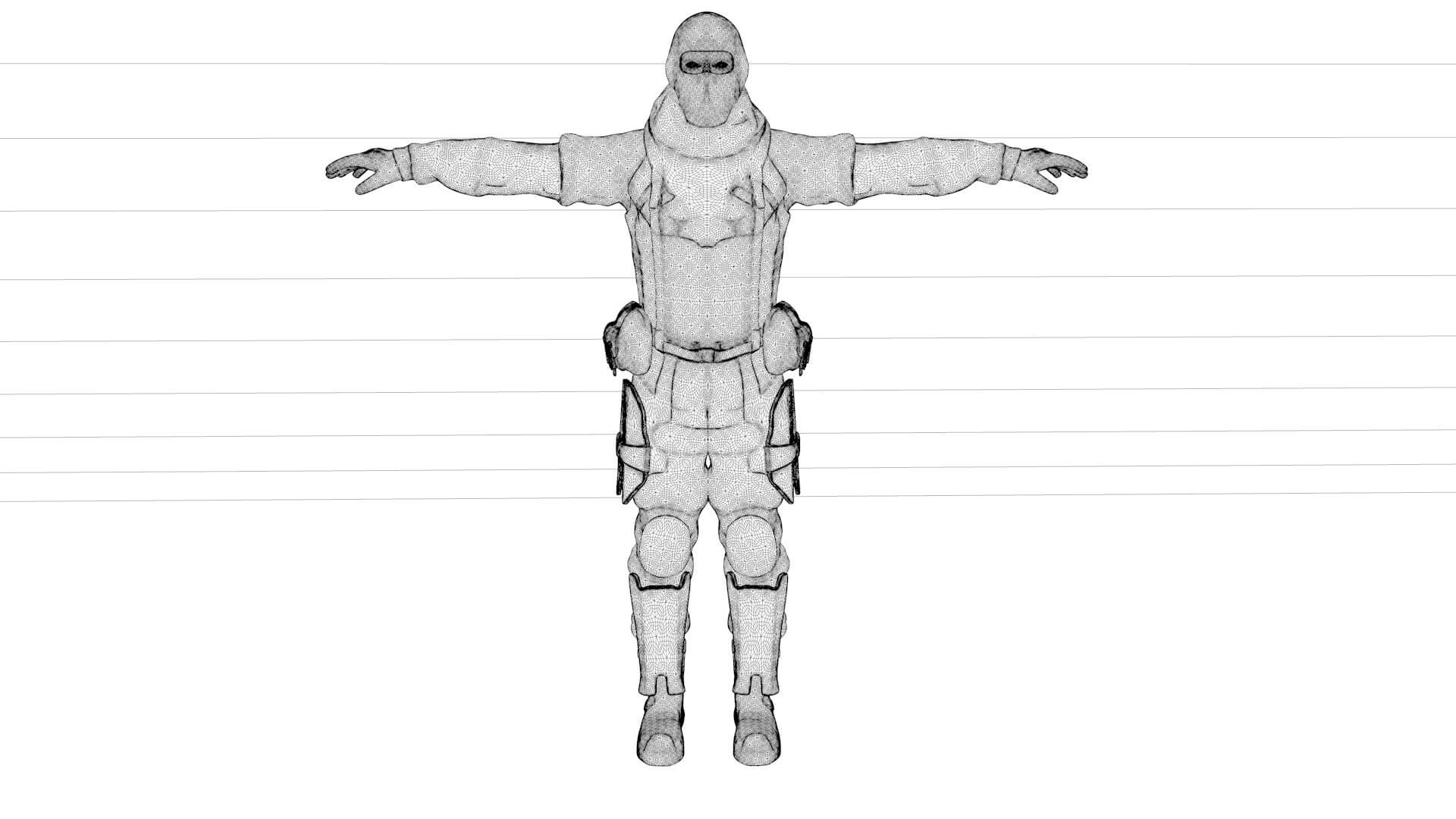 Special Forces Soldier - 3D Model by EA09studio