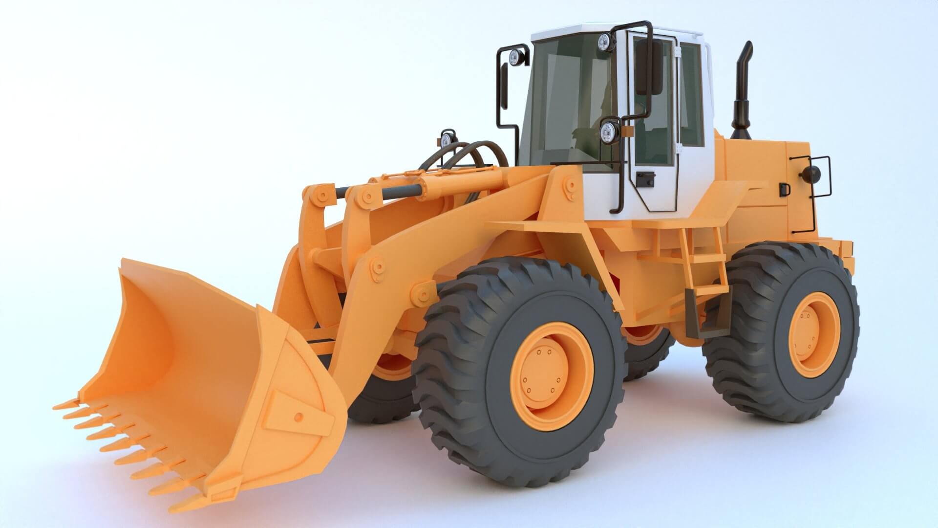 Tractor Fiat-Allis 3D Model by EA09studio