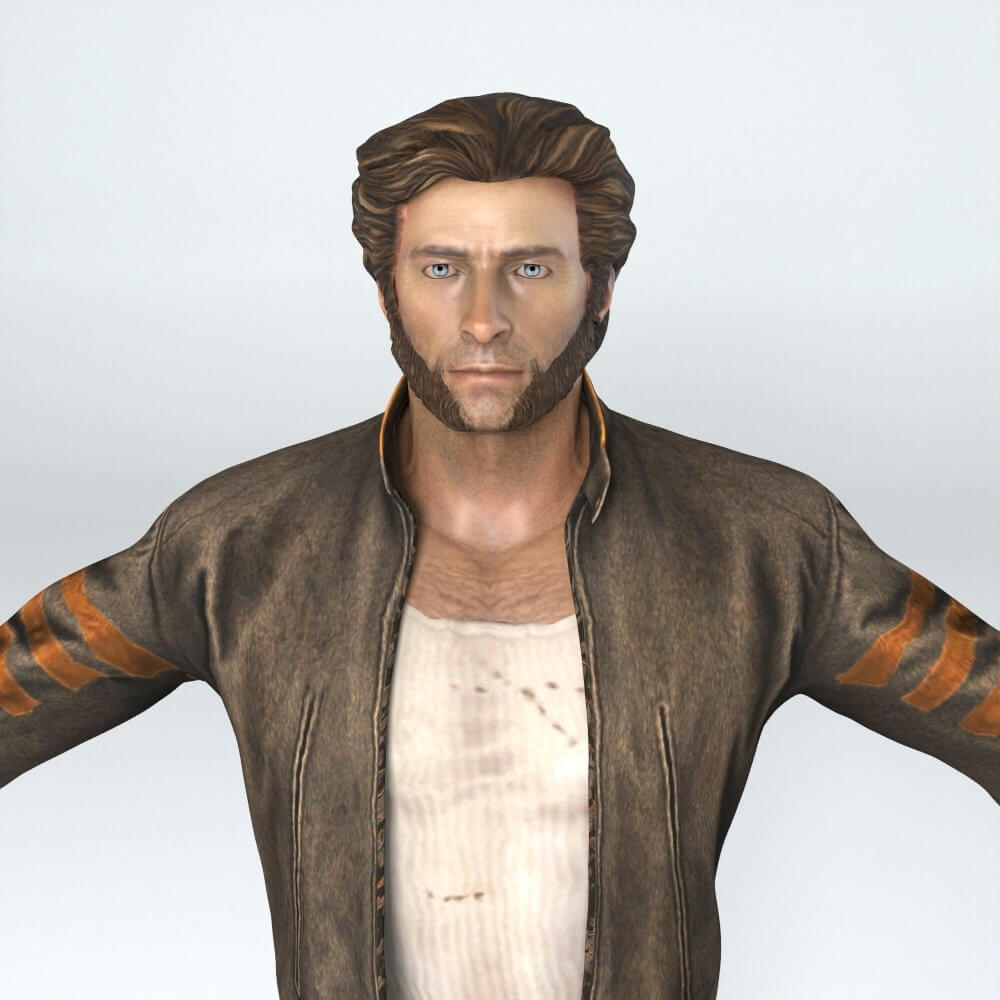 X-Men Logan Wolverine 3D Model by EA09studio