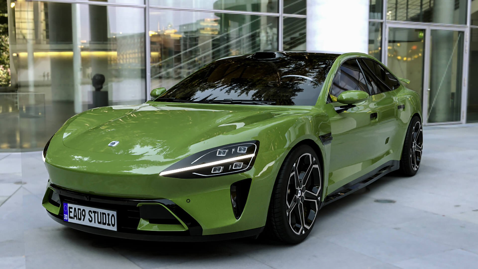 2024 Xiaomi SU7 Max - 3D Model by EA09studio