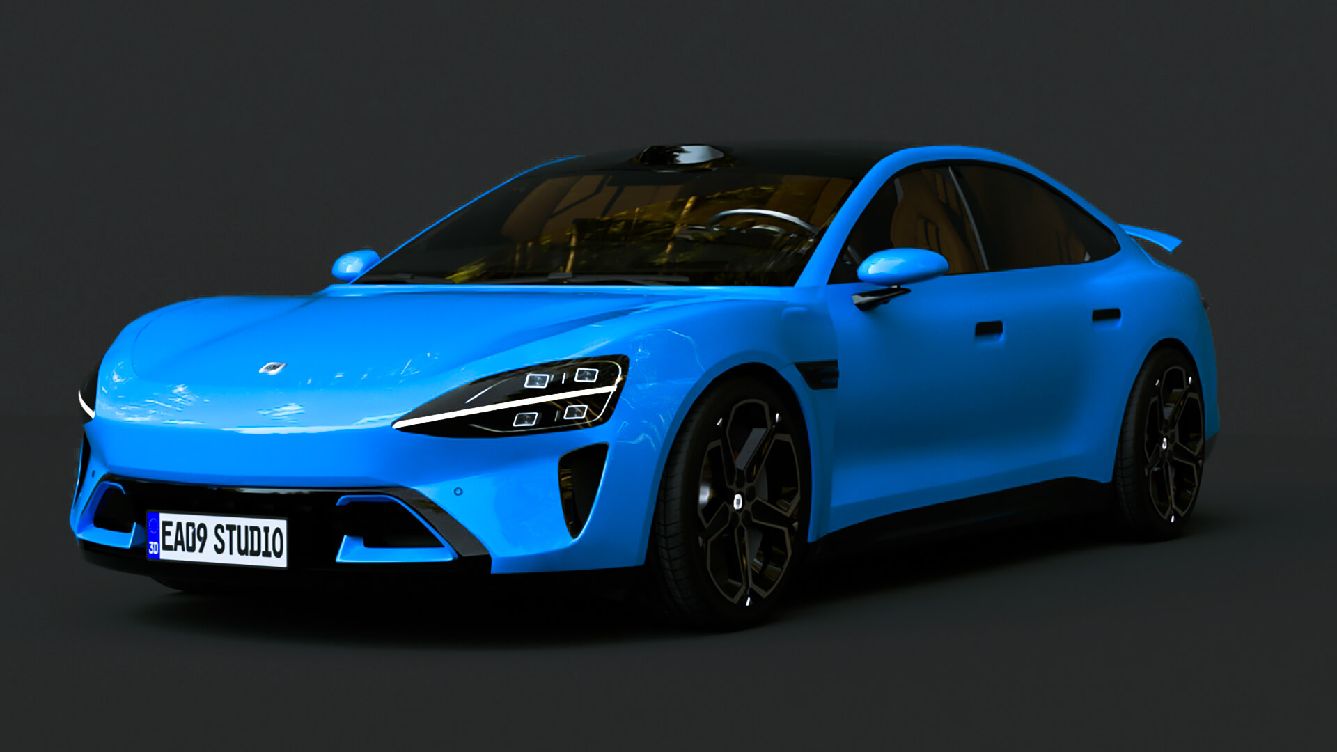 2024 Xiaomi SU7 Max - 3D Model by EA09studio