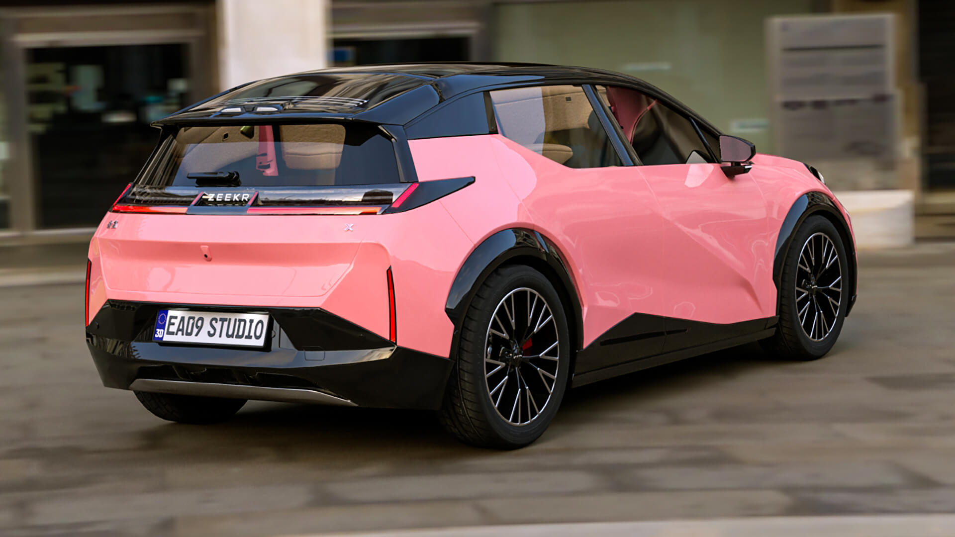 Zeekr X 2023 - 3D Model by EA09studio