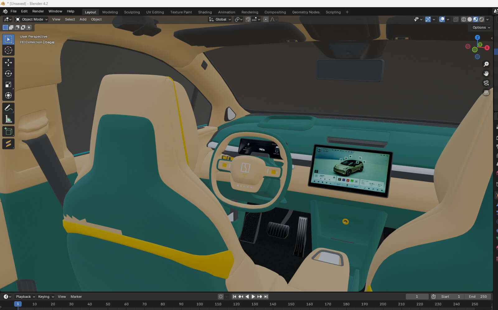 Zeekr X 2023 - 3D Model by EA09studio