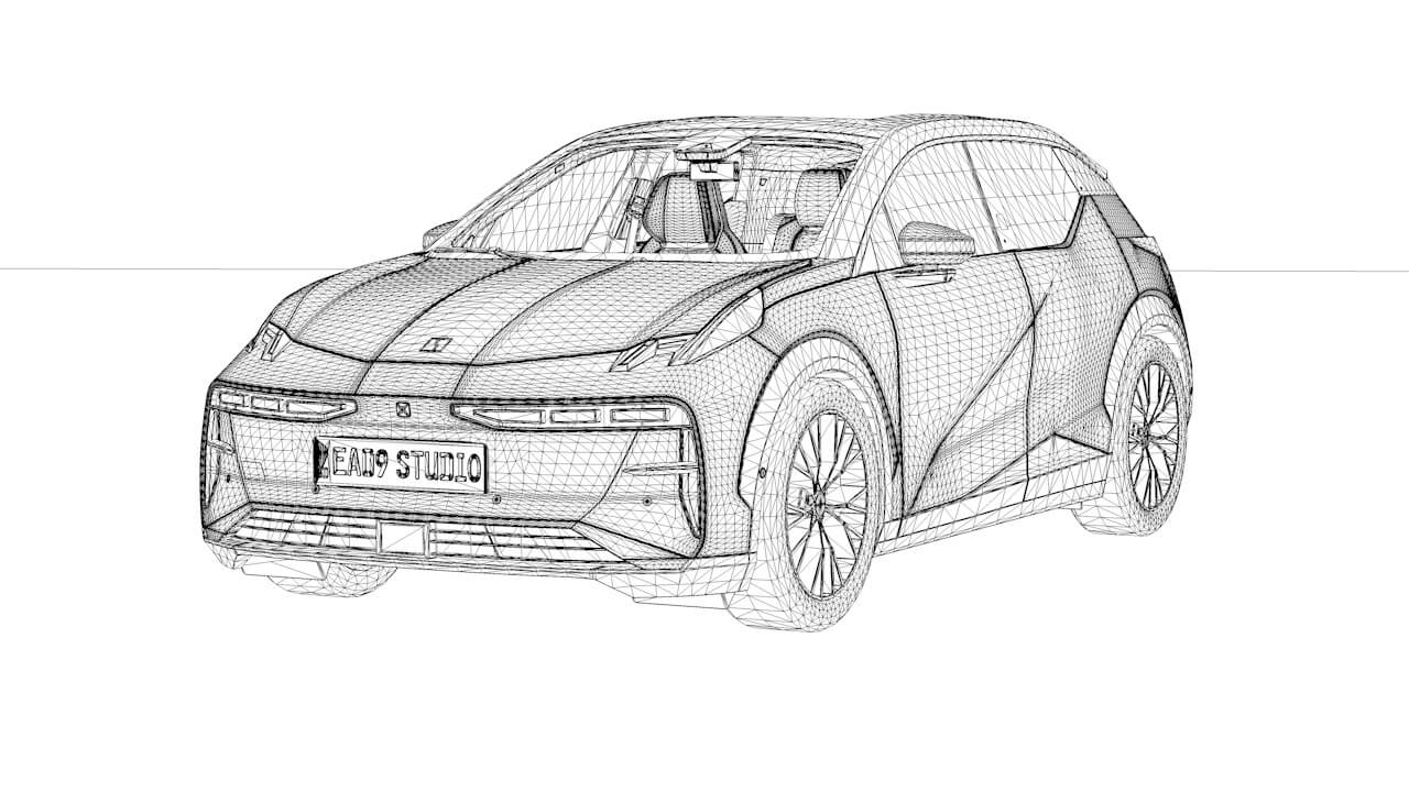 Zeekr X 2023 - 3D Model by EA09studio