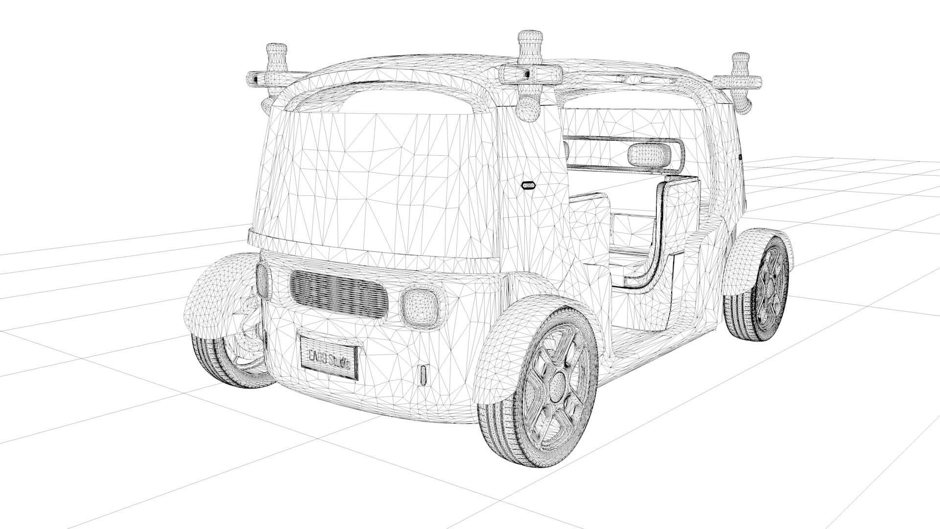 ZOOX Smart Car - 3D Model by EA09studio