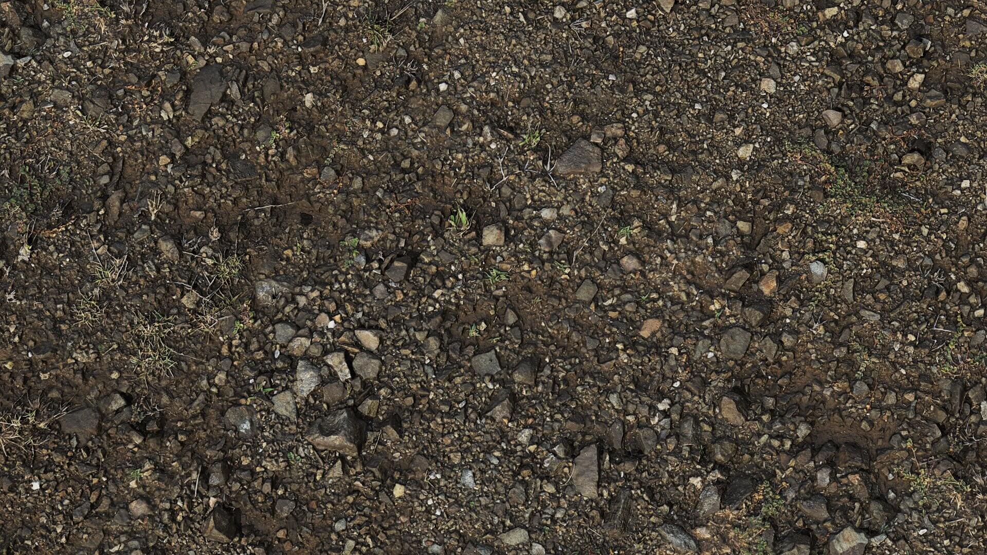 Ground Terrain Gravel PBR Texture by Eagle Soft