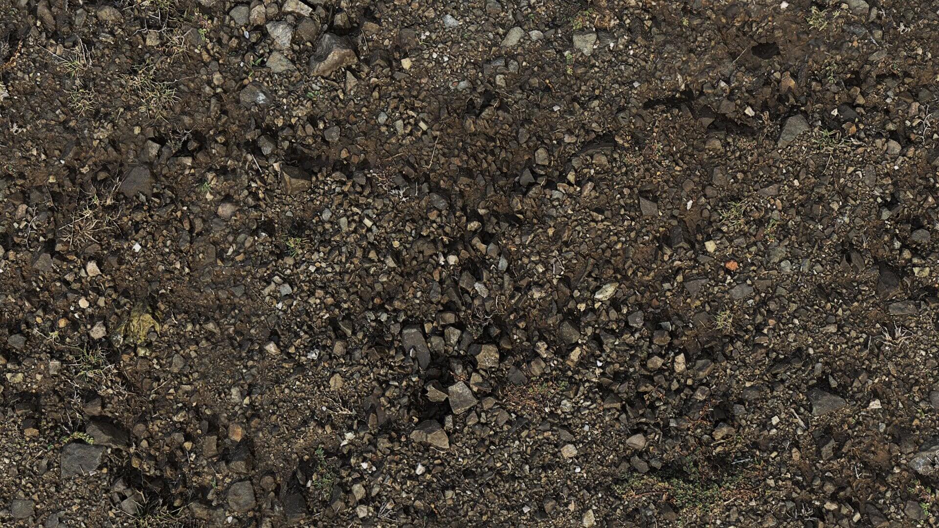 Ground Terrain Gravel PBR Texture by Eagle Soft