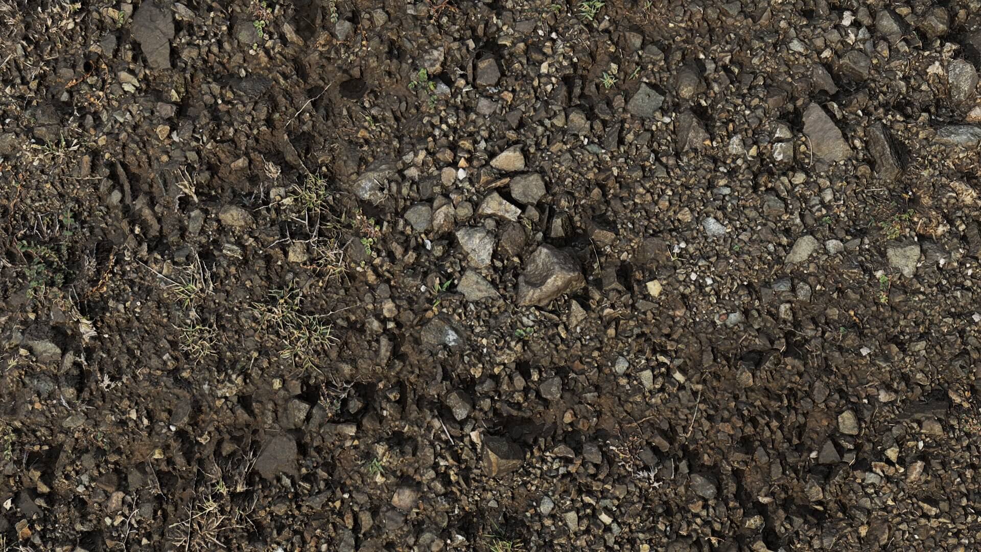 Ground Terrain Gravel PBR Texture by Eagle Soft