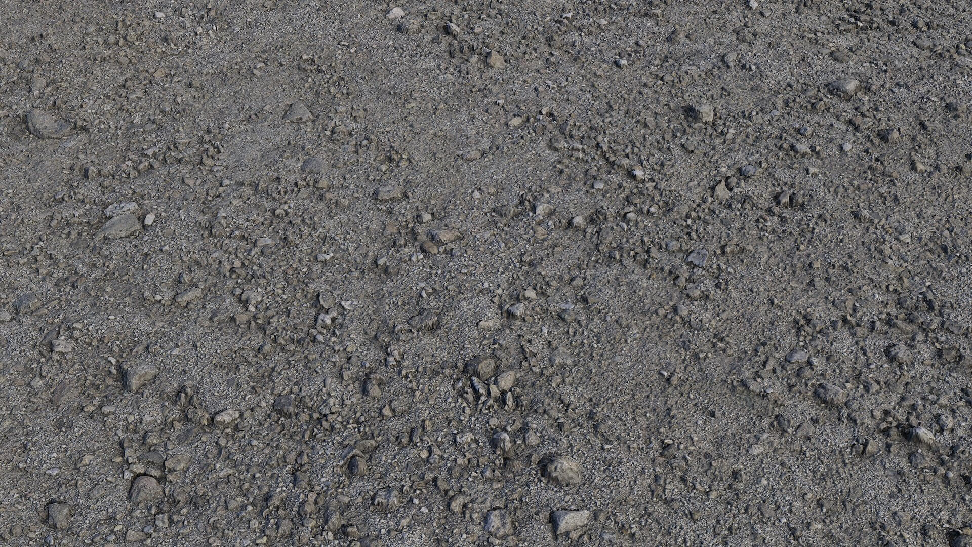Ground Terrain Gravel PBR Texture by Eagle Soft