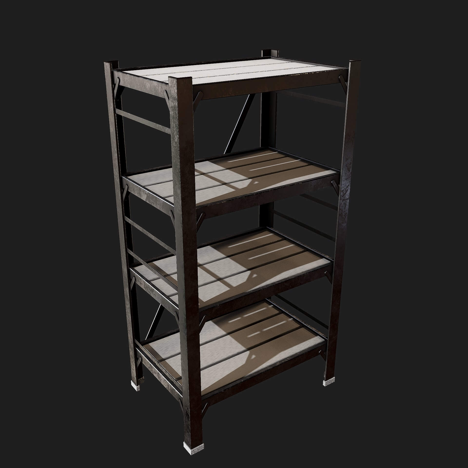 Large Metal Shelf - 3D Model by Eagle Soft