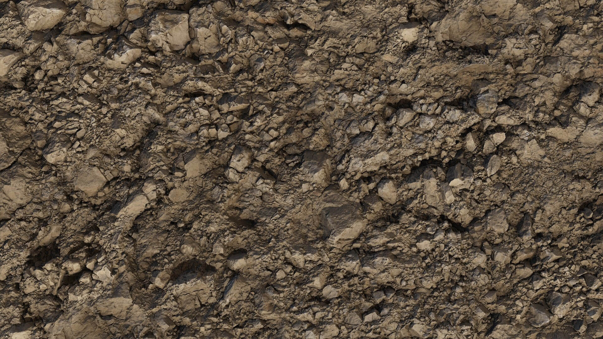 Mountain Rock Cliff PBR Texture by Eagle Soft