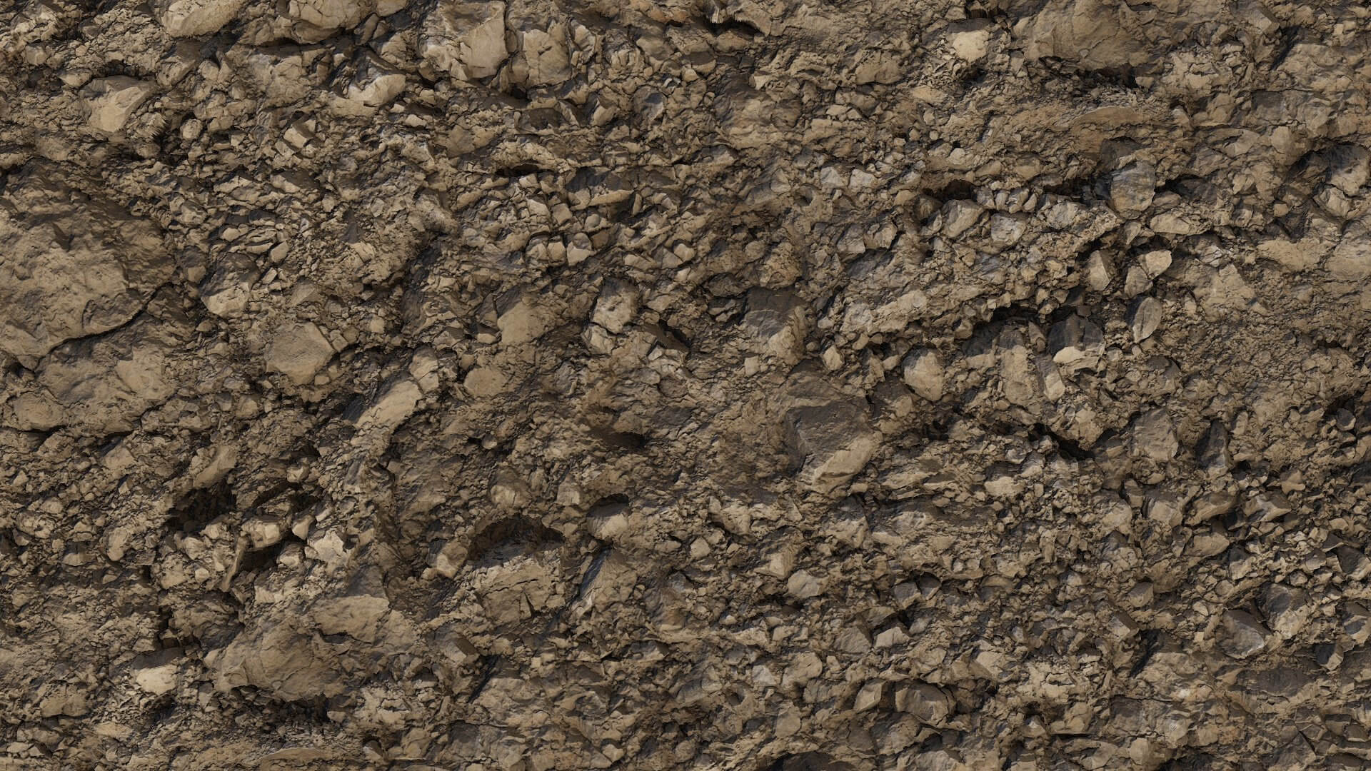 Mountain Rock Cliff PBR Texture by Eagle Soft