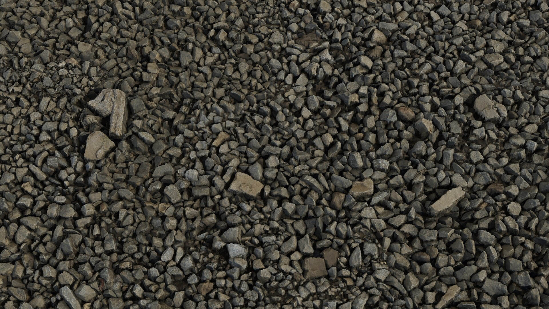 Ultra Realistic Gravel Scan PBR Texture by Eagle Soft