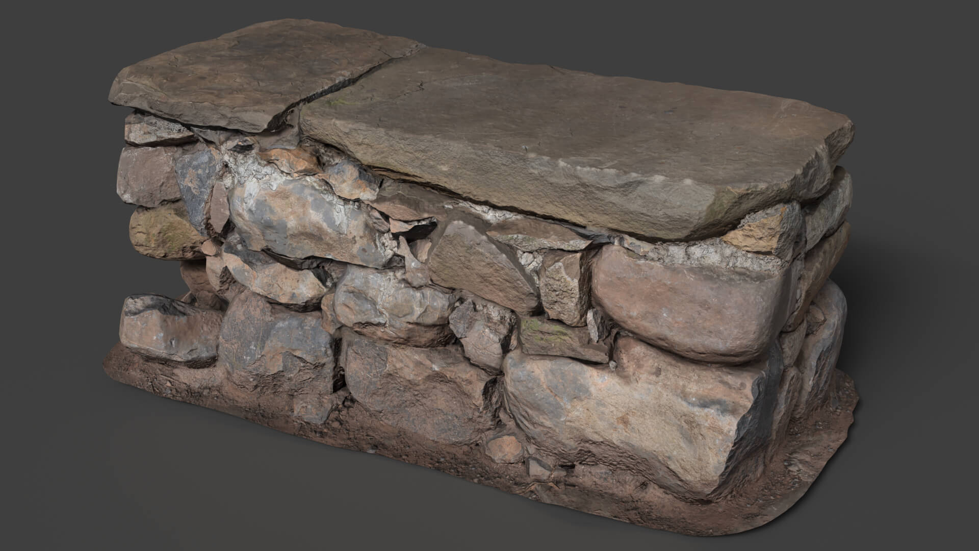 Ultra Realistic Stone Bench - 3D Model by Eagle Soft