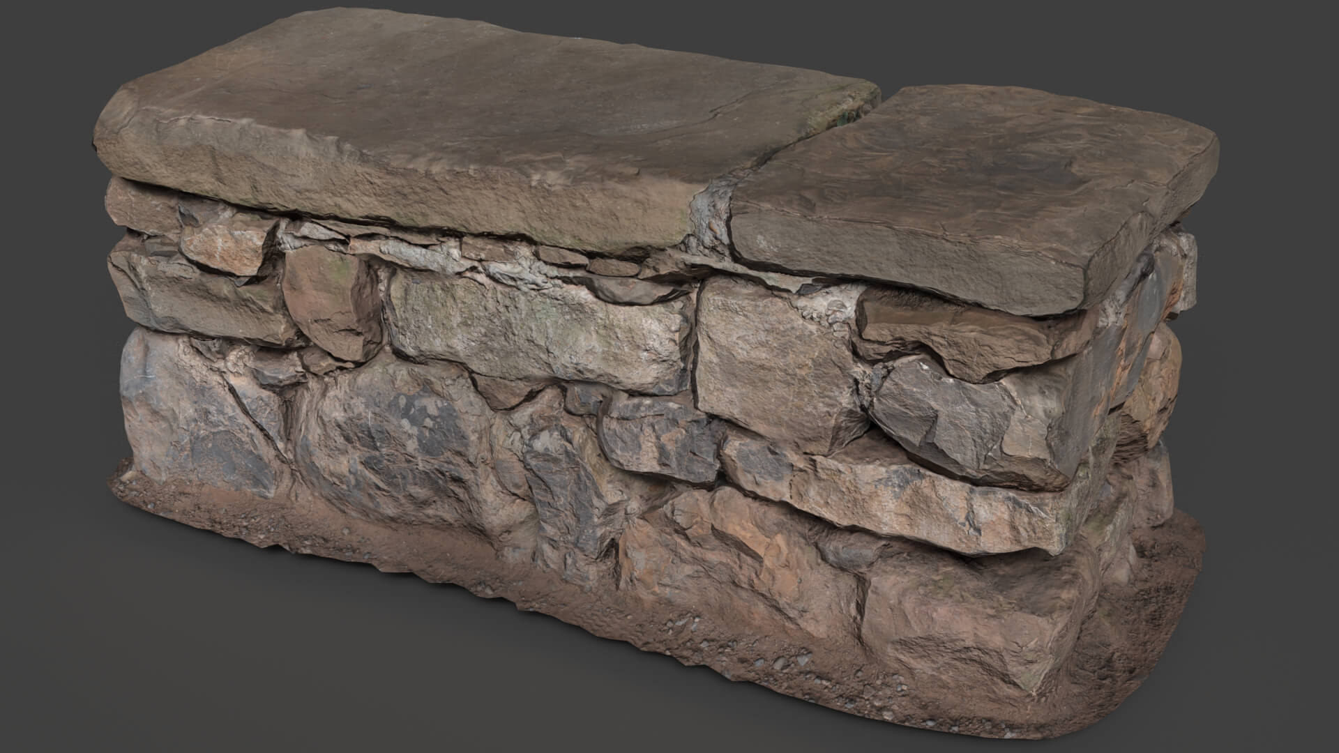 Ultra Realistic Stone Bench - 3D Model by Eagle Soft